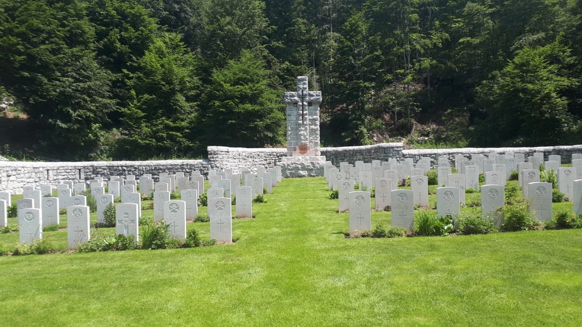 The British Cemetery in Granezza. Where Harold and Vera Brittain repose ...